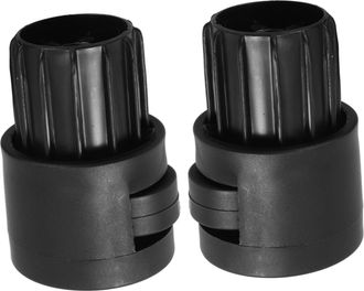 Supvox 2 Stück Fitnessgeräte Fußpolster rutschfest Kratzfest Kunststoff Schutzkappen für Möbel und Stuhlbeine Geräuschdämpfend Stoßfest Passend für Hartholzb