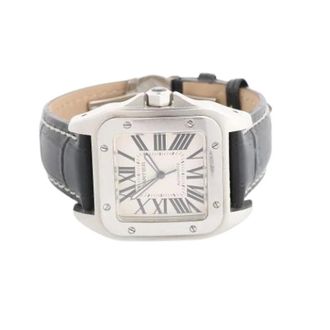 Cartier Pre-owned Santos 100 - Homme - Pre-owned - Blanc - Taille: ONE Size