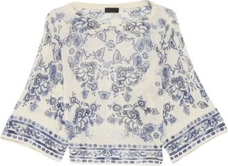 Liu Jo Femme, Tops, Multicolore, Taille: 40 FR Pull imprim&eacute;
