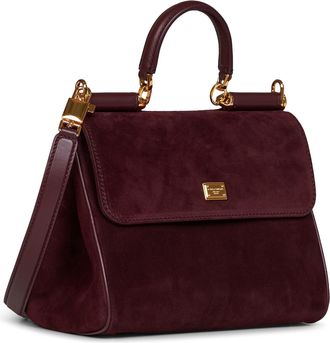 Dolce & Gabbana My Sicily Top Handle Bag - Burgundy