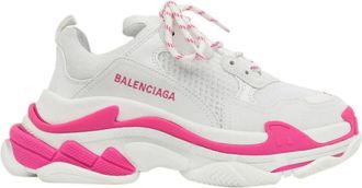 Balenciaga Low-Top Sneaker - Triple S Logo Sneakers - Gr. 43 (EU) - in Wei&szlig; - f&uuml;r Damen