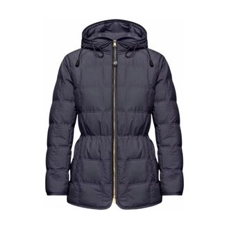 Moncler Cygnet Kapuzen-Kurzmantel aus Daunen - - Jackets - Damen - Blau - XS
