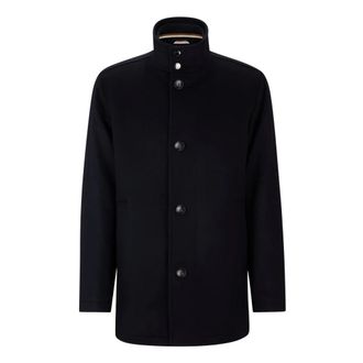 HUGO BOSS Einreihiger Mantel - - Coats - Herren - Schwarzk - 3XL