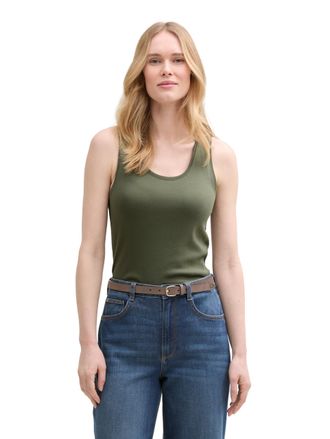 Tom Tailor Langarmshirt mit Streifenmuster, Flawless Blue Regular Stripe, XXL