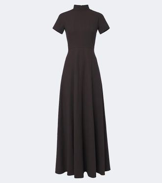 Emilia Wickstead Robe longue Malinda en laine