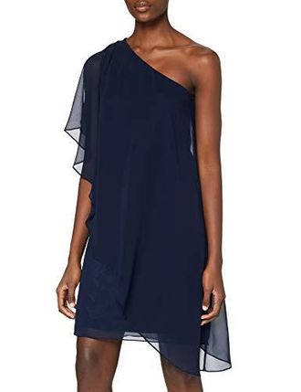 Swing Robe Asymétrique Femme Blouse, Bleu (marine 300), 36