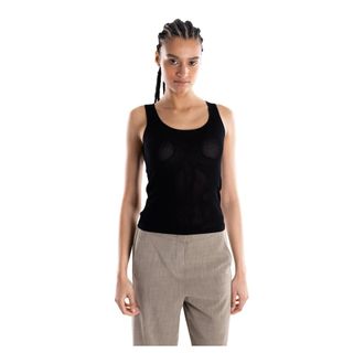 Marella Femme, Tops, Noir, Taille: 42 FR Canotta