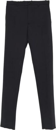 Incotex Homme, Pantalons, Bleu, Taille: 2XL Pantalon Bleu Slim Fit à Taille Élastique