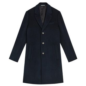 Ted Baker Rueby Wollmischung City Navy Mantel