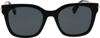Max Mara Womens Black Acetate Sunglasses