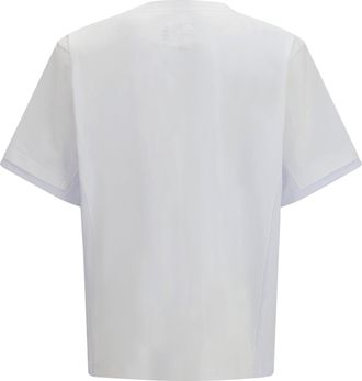 sacai Cotton Crew Neck T-Shirt - White