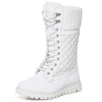 Polar Damen Winterstiefel - Wasserdicht, Warm & Strapazierfahig - Thermostiefel fur Drau&szlig;en - Mid-Calf Design fur Schnee & Kaltes Wetter - EU38