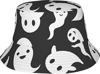 Generic Doux Seau Chapeau Motif dhalloween Pecheur Chapeaux Casual Extérieur Casquette pour Golf Outdoor Filles