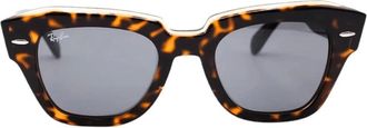 Ray-Ban unisex, Accessoires, Brun, Taille: 52 MM 2186 Sole Rettangolare