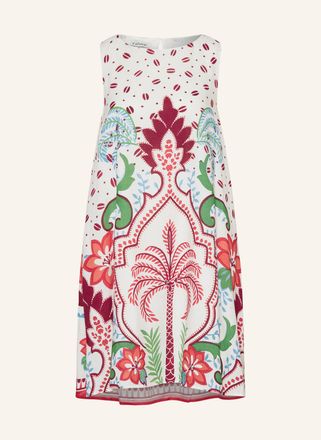 Grace Grace Kleid Mit Leinen beige