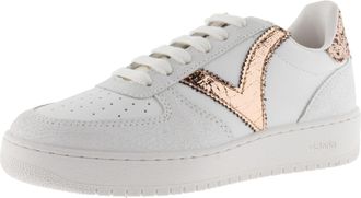 Victoria Low-Top Madrid Leder-Effekt & Metallic & Crackle-Effekt Teile 1258233 für Damen Nude 40