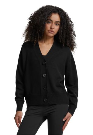 Urban Classics Damen Ladies Rib Cardigan Black, XXL