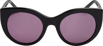 DKNY Dkny, Femme, Accessoires, Noir, Taille: ONE Size Lunettes de soleil oeil de chat oversize