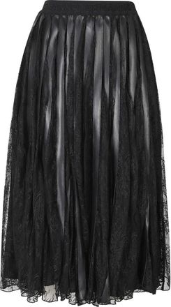 Ermanno Scervino Jupe midi - Femme - Jupes - Noir - Taille: 34 FR