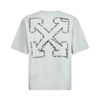 Off-white Logo T-Shirt - - Tops - Herren - Gr&uuml;n - 2XL