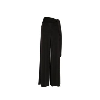 Marella Femme, Pantalons, Noir, Taille: 42 FR Abete008 Wide Pantalons