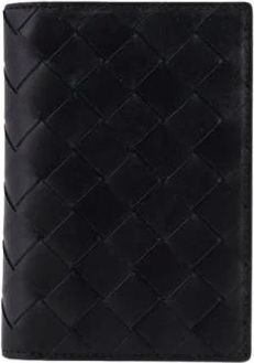 Bottega Veneta Homme, Accessoires, Noir, Taille: ONE Size Porte-cartes en cuir