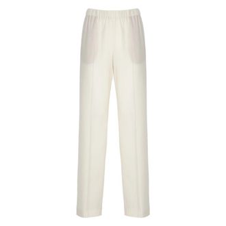 Fabiana Filippi Straight Hosen - - Trousers - Damen - Wei&szlig; - 2XS