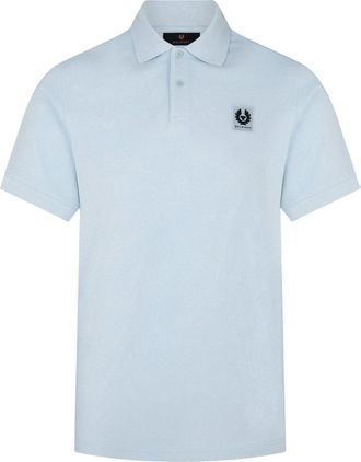 Belstaff Piqué-Poloshirt mit Logo-Aufnäher in