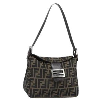 Fendi Pre-owned Vintage Zucca Canvas Umh&auml;ngetasche - - Pre-owned - Damen - Braun - ONE SIZE