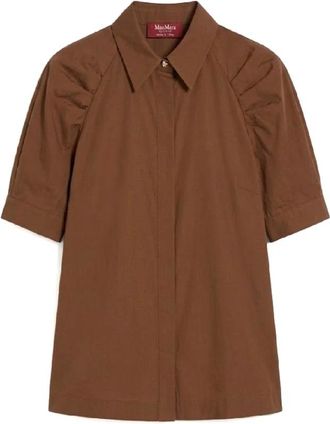 Max Mara Femme, Blouses et Chemises, Beige, Taille: 38 FR Max Mara Chemises