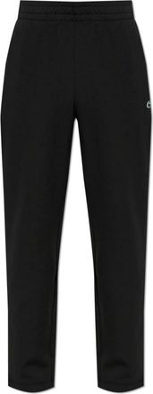 Lacoste Homme, Pantalons, Noir, Taille: L Joggers avec logo appliqu&eacute;