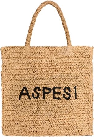 Aspesi Femme, Sacs, Beige, Taille: ONE Size Raffia Tote
