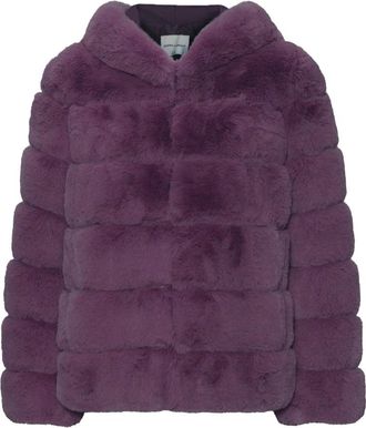 Americandreams Americandreams, Femme, Vestes, Violet, Taille: 36 FR Blake Short Faux Fur Jacket