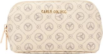 Carlo Colucci Femme, Sacs, Beige, Taille: ONE Size Toilet Bags