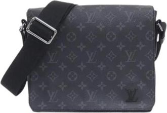 Louis Vuitton Sac bandouli&egrave;re District Monogram Eclipse Pre-owned - Homme - Pre-owned - Noir - Taille: ONE Size