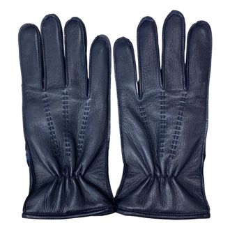Restelli Guanti Handgemachte Herren Lederhandschuhe Blau - - Accessories - Herren - Schwarzk - 9 IN
