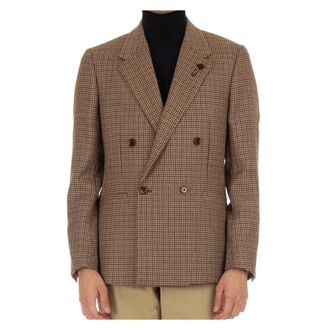 Lardini Doppelreihige Jacke mit aufgesetzten Taschen - - Jackets - Herren - Mehrfarbig - M