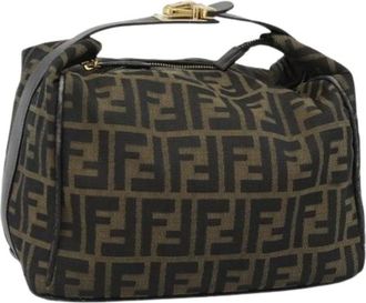 Fendi Sac &agrave; main Pre-owned en toile Zucca - Femme - Pre-owned - Brun - Taille: ONE Size