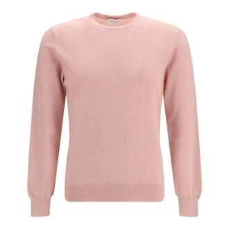 PIACENZA 1733 Kaschmir Pullover mit Rundhalsausschnitt - - Knitwear - Herren - Rosa - M