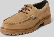 Barbour Schn&uuml;rschuhe aus Veloursleder-Mix mit Baumwoll-Anteil Modell PAXTON APRON DERBY