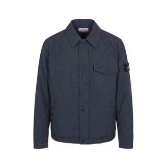 Stone Island Homme, Vestes, Bleu, Taille: XL Stone Island