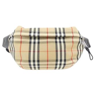 Burberry Sac cabas en toile Pre-owned - Femme - Pre-owned - Beige - Taille: ONE Size