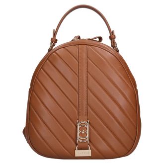 La Carrie Plumar Oval Lederrucksack - - Bags - Damen - Braun - ONE SIZE