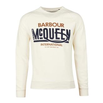Barbour Randall Crew Sweatshirt in Whisper White - - Sweatshirts & Hoodies - Herren - Wei&szlig; - L