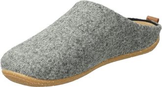 Rohde Damen Pantoffel Hausschuh lose Einlagen Leder Rivoli-D 6863, Gr&ouml;&szlig;e:39 EU, Farbe:Grau