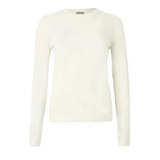 Max Mara Damen, Strickwaren, Wei&szlig;, LGr&ouml;&szlig;e