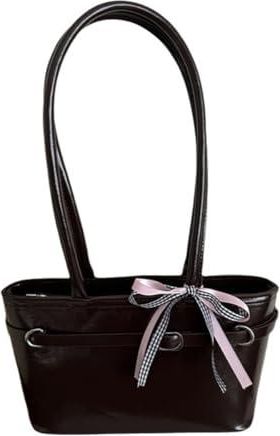 Generic Sac &agrave; main tendance en cuir pour femme - Version simple - Sac &agrave; bandouli&egrave;re sous les bras - Texture de haute qualit&eacute; - Sac &agrave; main &eacute;l&eacute;gant pour femme p