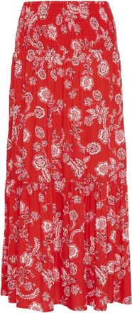 Kaffe Femme, Jupes, Rouge, Taille: 44/46 FR KAmaxi Smock Skirt