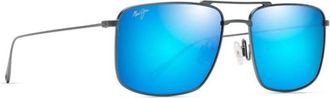 Maui Jim Homme, Accessoires, Gris, Taille: 55 MM Aeko B886-03 Lunettes de soleil