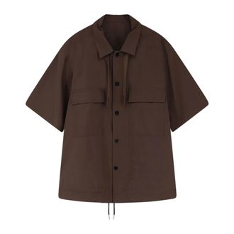 sacai Homme, Chemises, Brun, Taille: M Sacai Chemises Beige